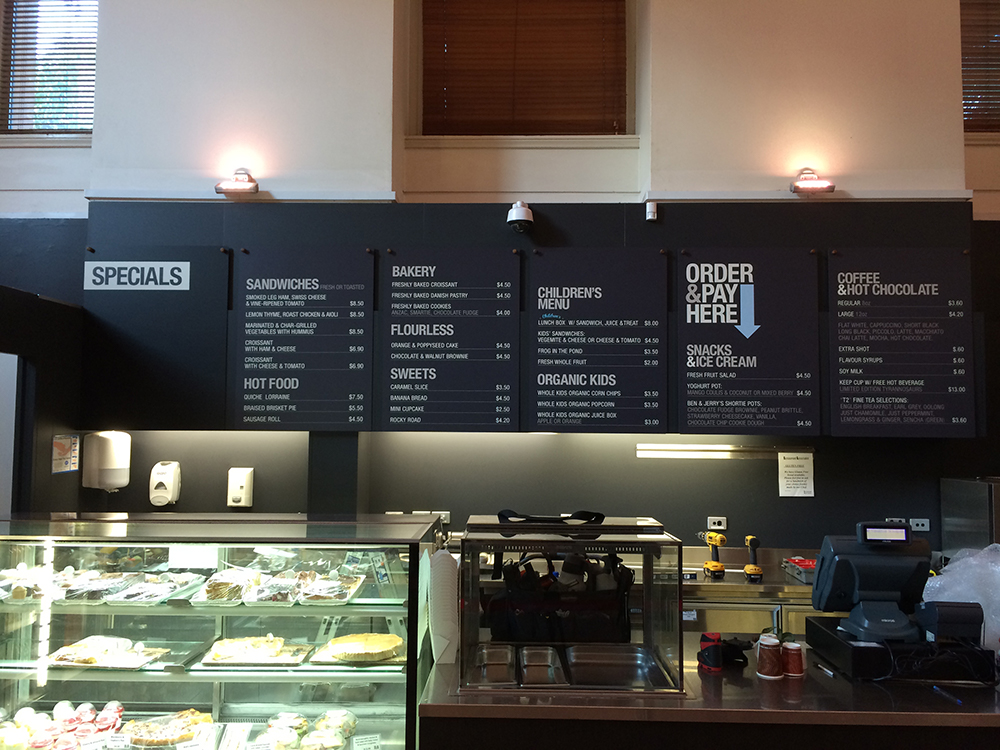 Display Menu Boards Menu Signage Menu Display Boards Signwave